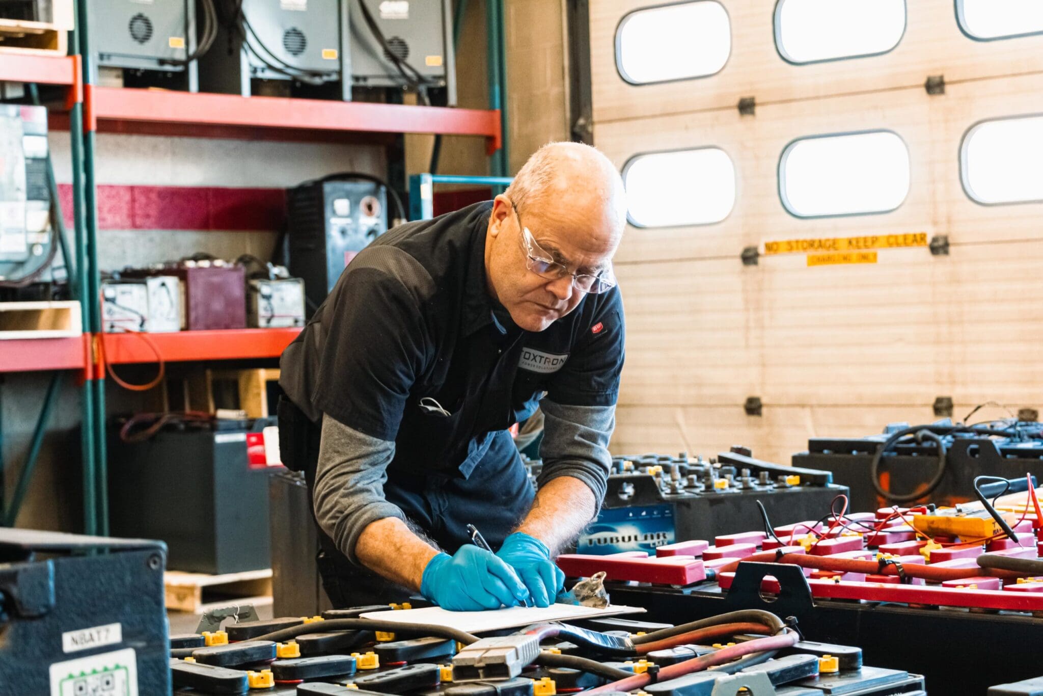 Forklift Battery Washing Services in Wisconsin - Foxtron Power Solutions