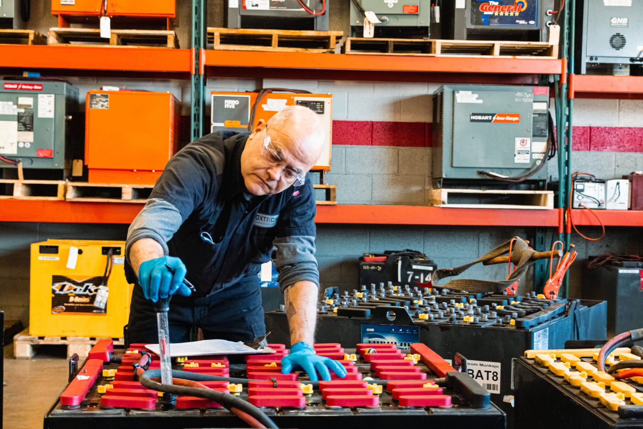 Forklift Battery Watering Services in Wisconsin - Foxtron Power Solutions